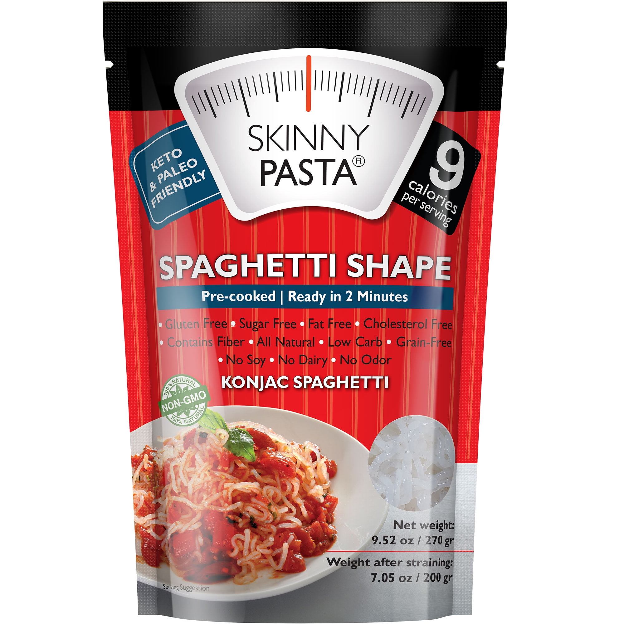 Skinny Pasta Spaghetti Noodles, Organic Konjac, Gluten Free, Keto ...
