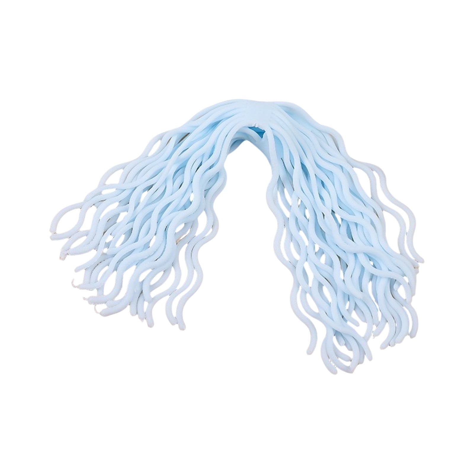 Spaghetti Stress Relief Fidget Toy - Blue Elastic Rope Sensory Tool for ...