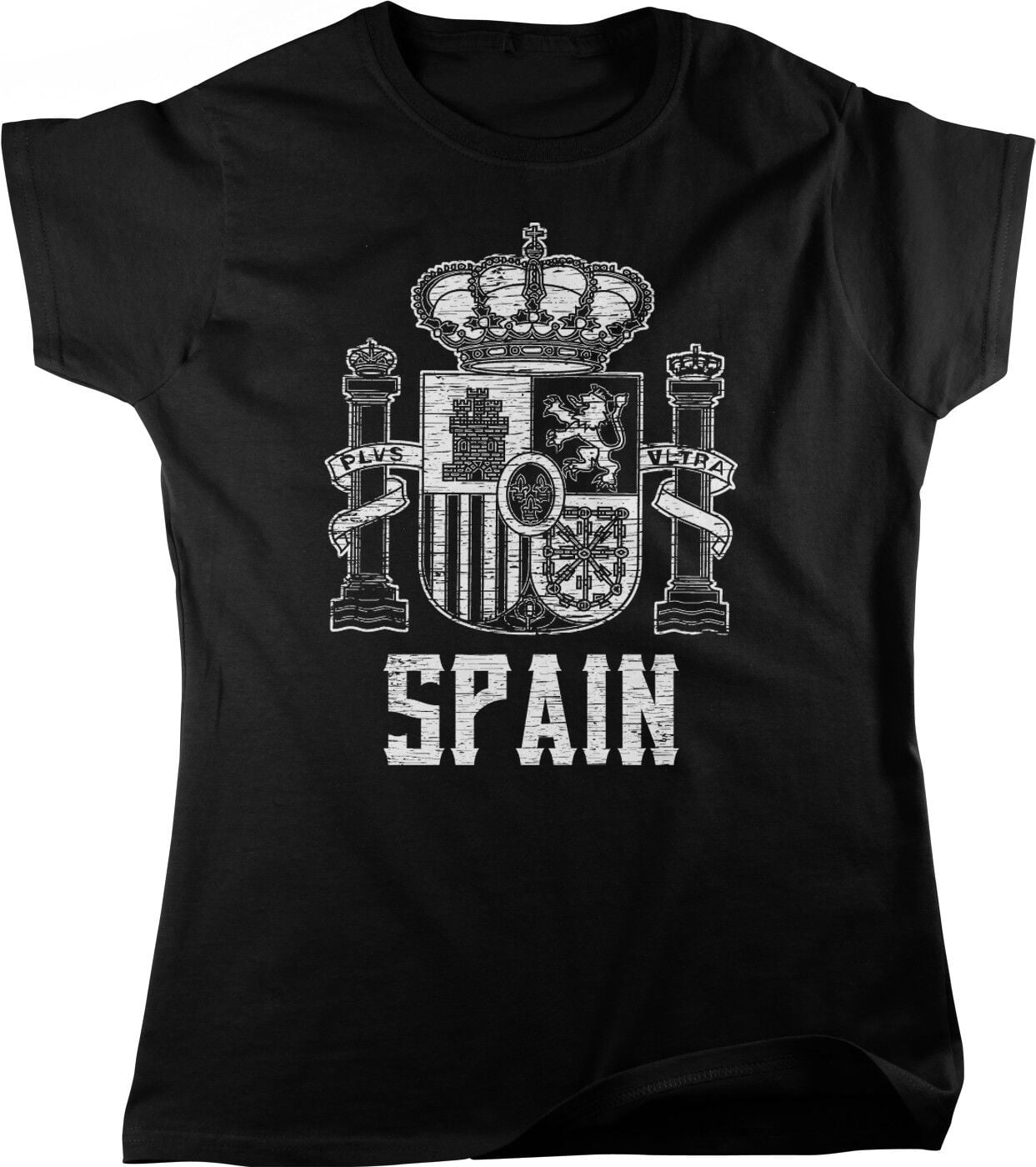Spain, Coat of Arms, Plus Ultra, Royal Crown, Imperial Crown Women's T ...