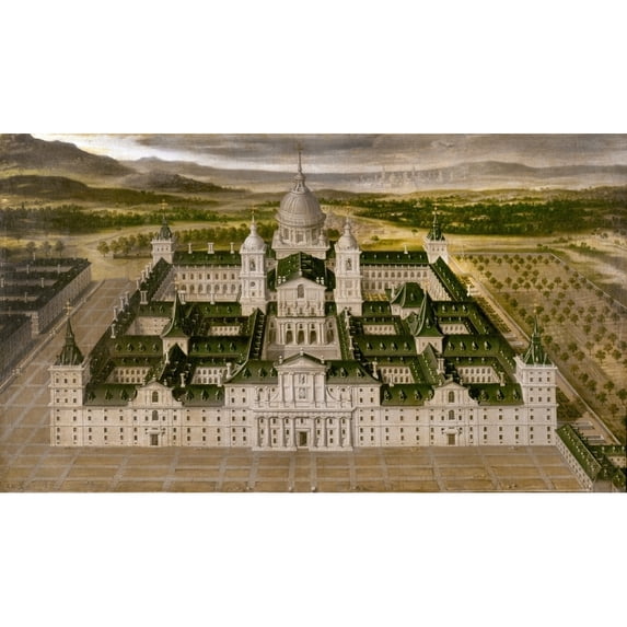 Spain Escorial Palace. Nel Escorial Palace Constructed During The Reign ...