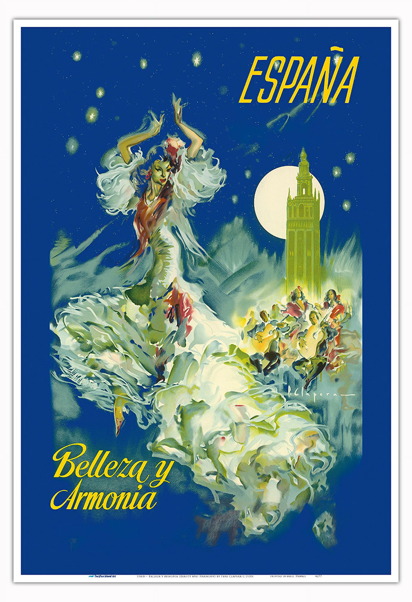 Spain (España) - Belleza y Armonia (Beauty and Harmony) - Vintage ...