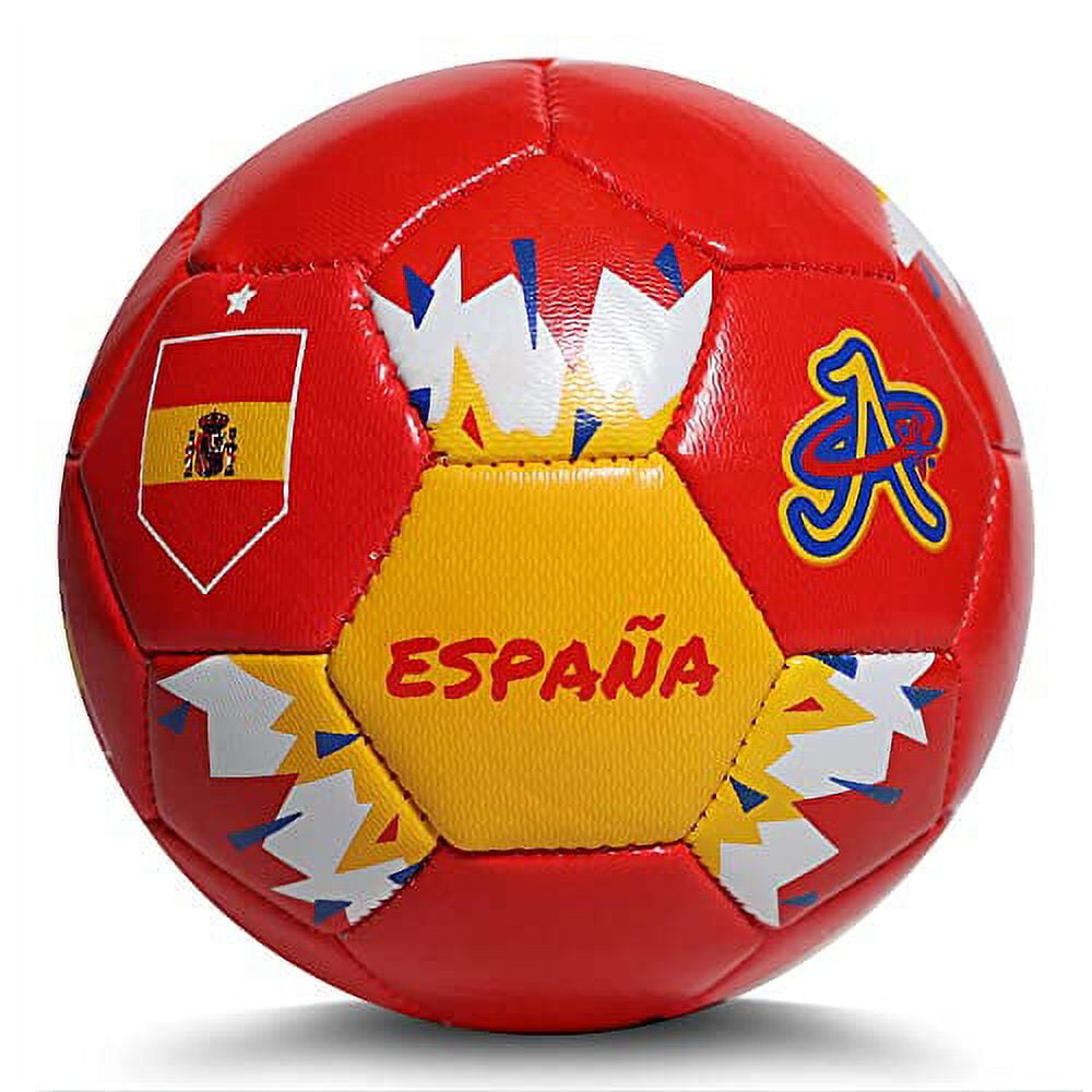 Spain (Espana) Soccer Ball World Cup 2022, Mini Size 2 Skills Ball ...