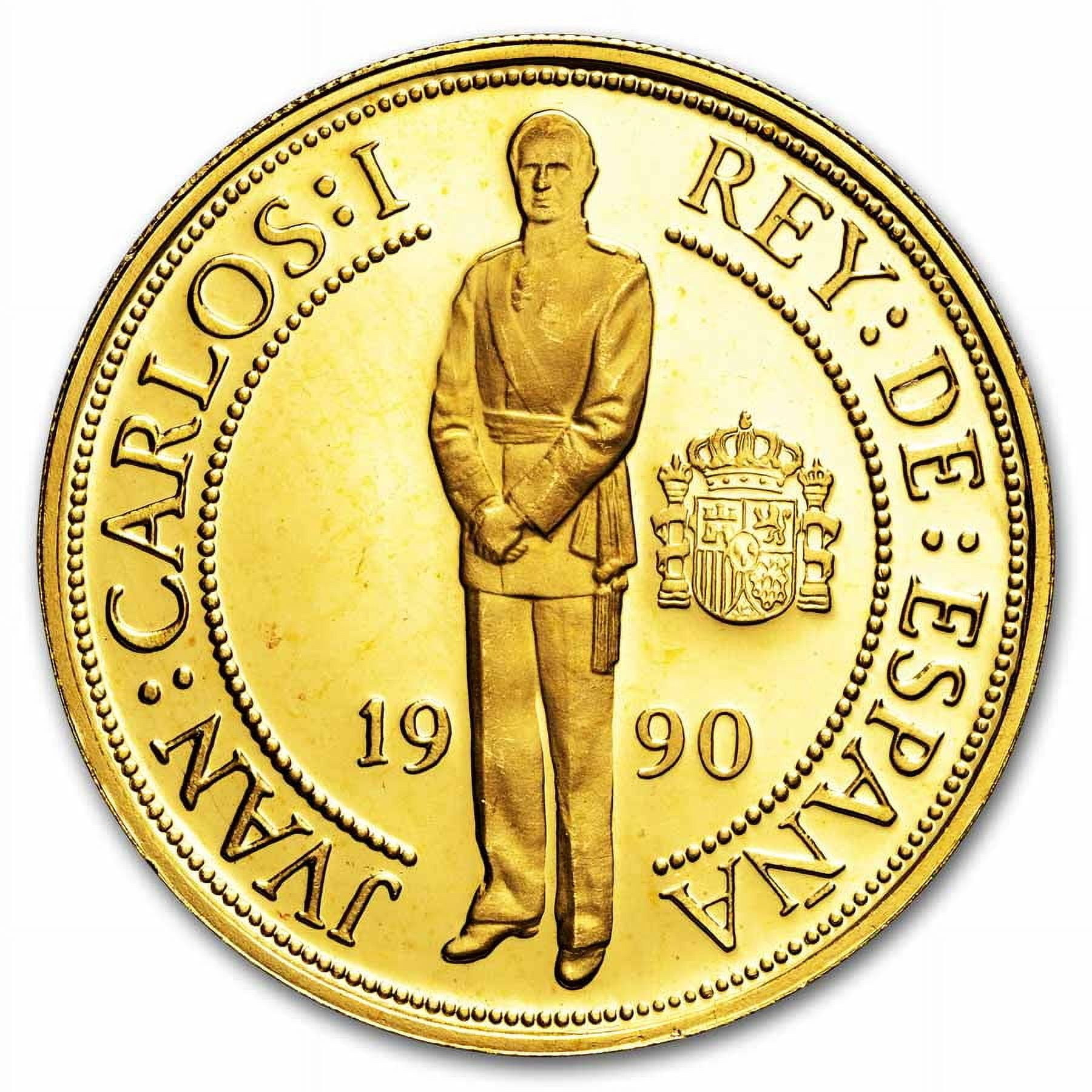 Spain Gold 40,000 Pesetas Discovery of America BU/Proof (Random ...