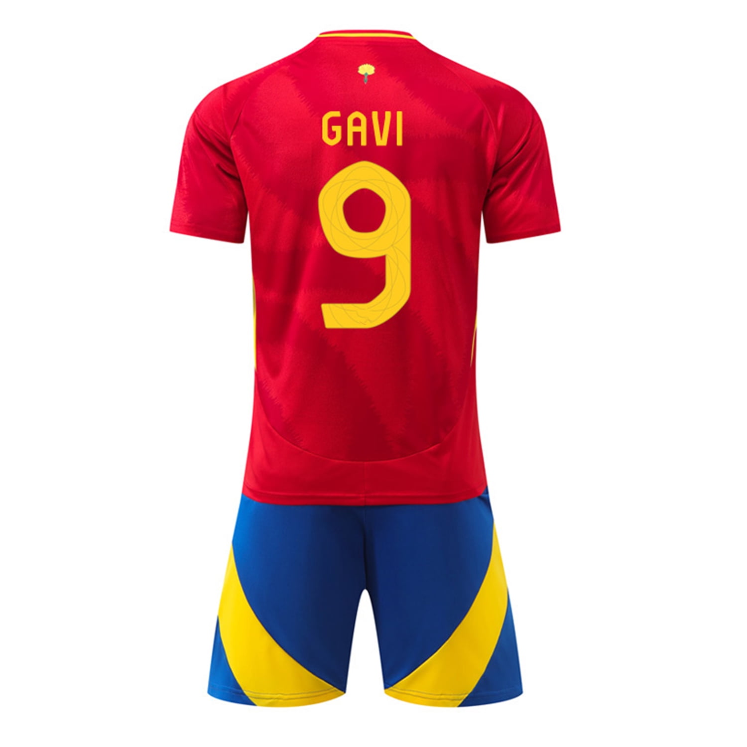 Spain Home Stadium Shirt 2024 with Gavi 9 printing - Walmart.com