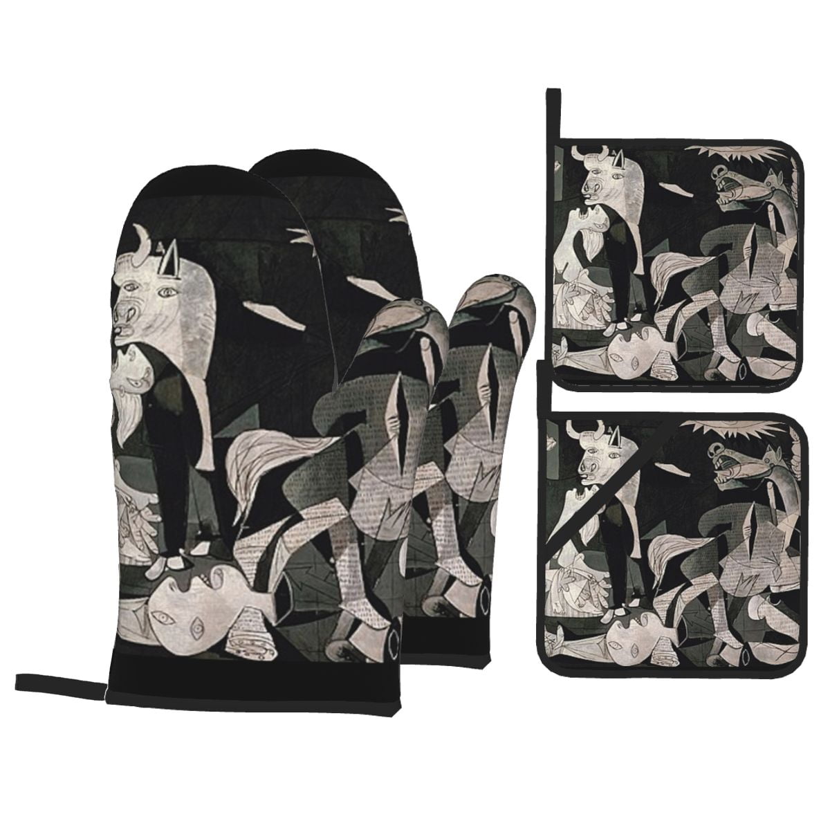 Spain Pablo Picasso Guernica Oven Mitts and Pot Holders for Kitchen ...