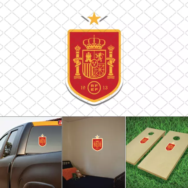 Spain Sticker Decal Soccer Futbol Spanish National Team Selecciã³N ...