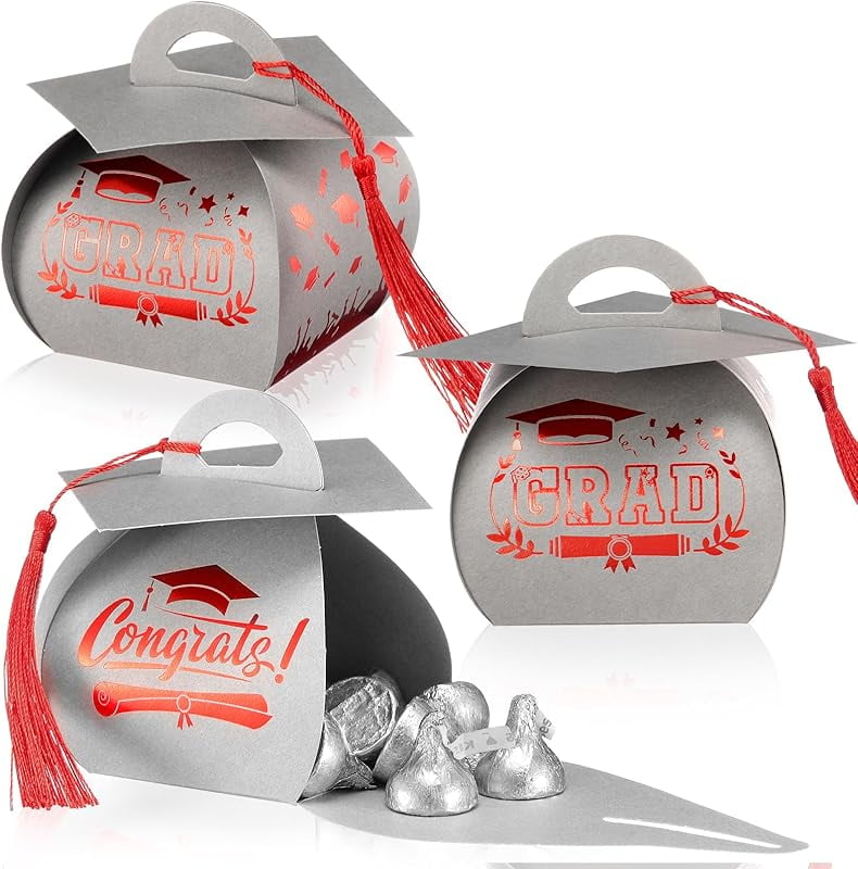 Spakon 30 Pcs Graduation Cap Gift Box Graduation Party Favors Candy ...