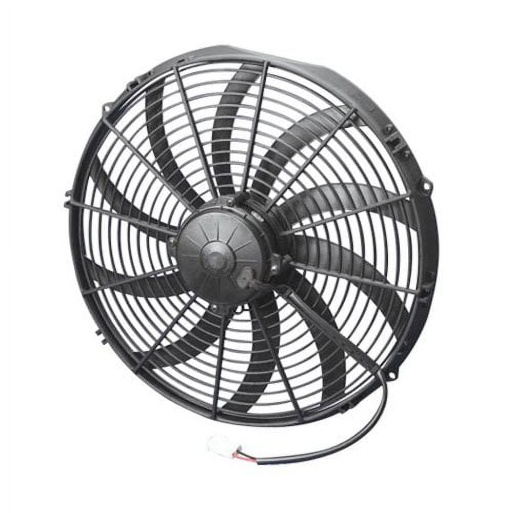 Spal 30102049 16" Curved Blade Performance Fan , Black - Walmart.com