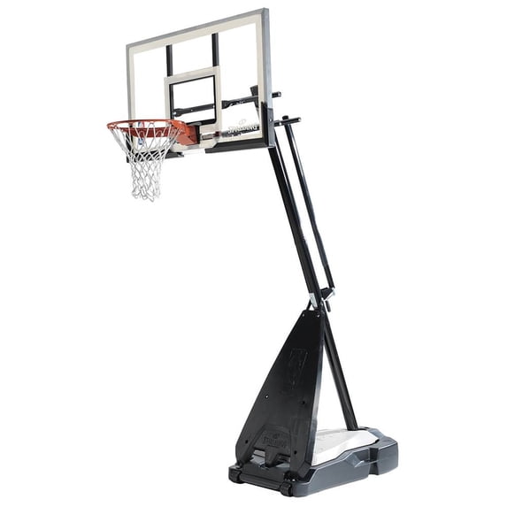 Spalding Acrylic Ultimate Hybrid Portable Basketball System, 60-Inch ...