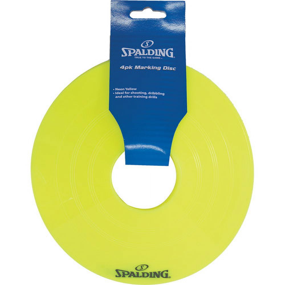 Spalding Flat Cones, Neon Yellow, 4-Pack - Walmart.com