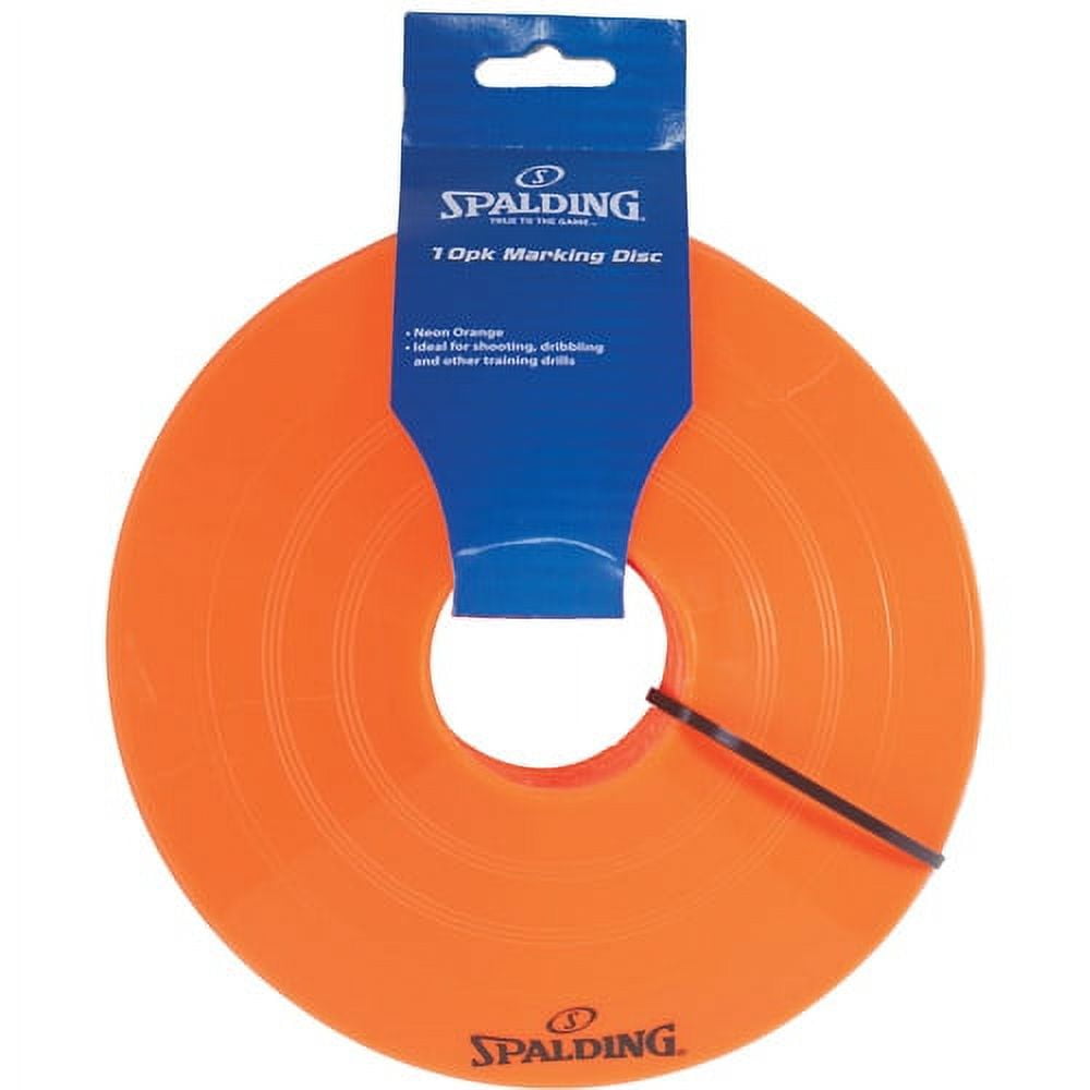 Spalding Flat Cones, Orange, 10-Pack - Walmart.com