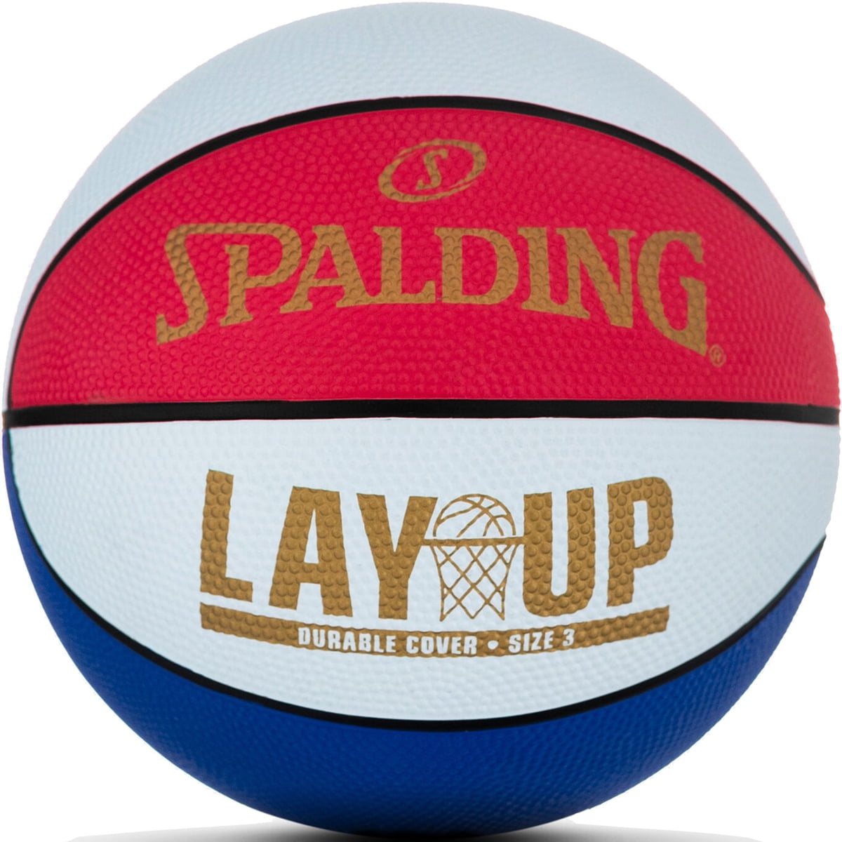 Spalding Lay-Up Mini Rubber Outdoor Basketball, 22" - Walmart.com