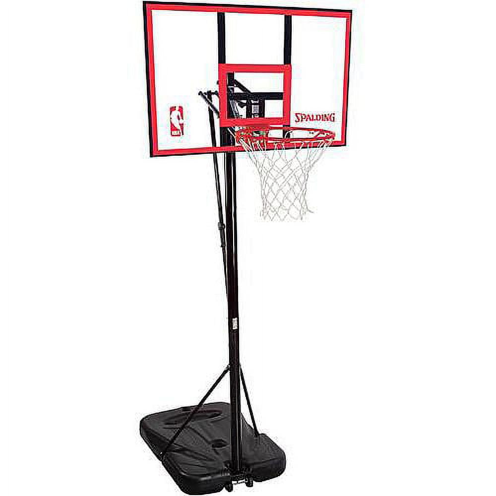 Spalding NBA 44" Polycarbonate Pro Glide Portable Hoop System - Walmart.com