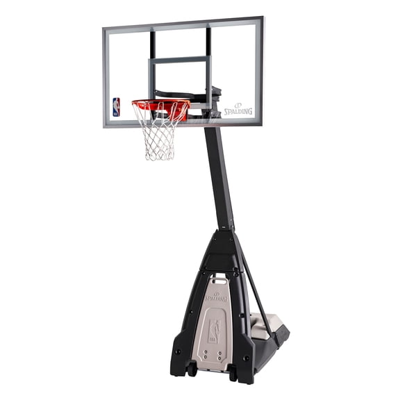 Spalding NBA 60" Glass The Beast Screw Jack Portable Hoop System ...