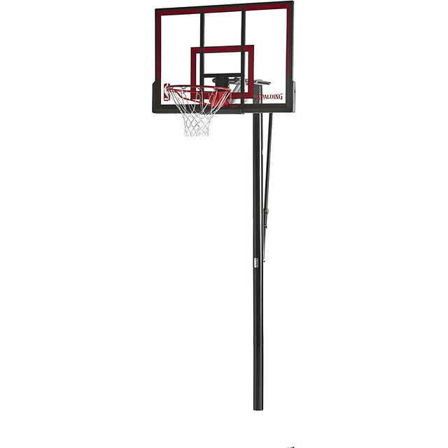Spalding NBA In-Ground Basketball System - 48 Polycarbonate Backboard ...