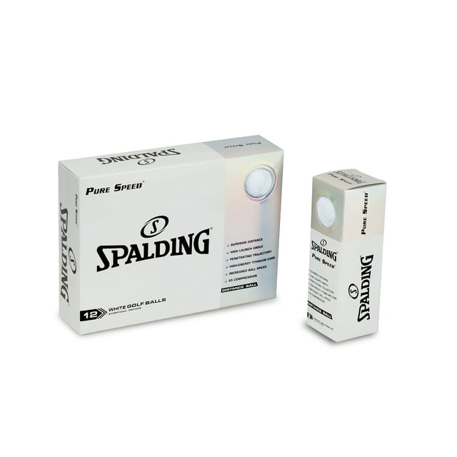 Spalding Pure Speed 12pk White - Walmart.com
