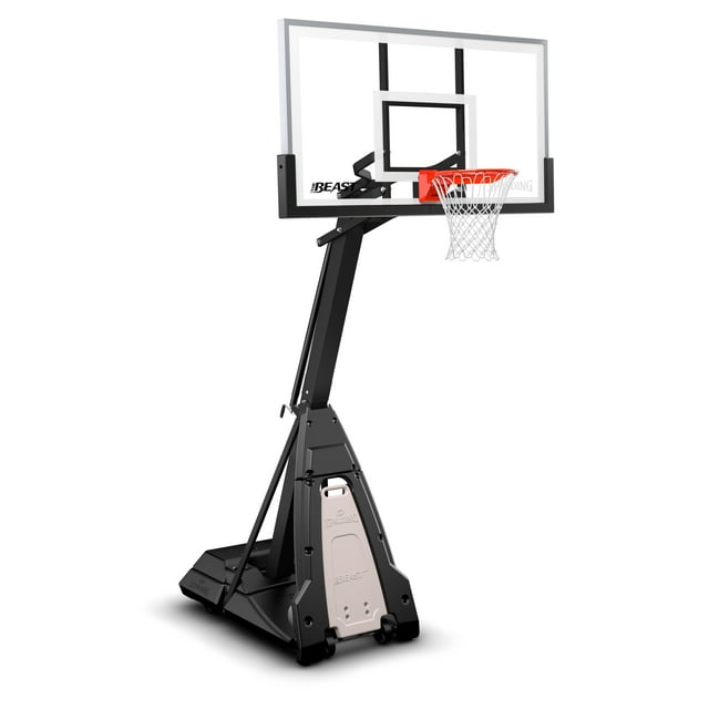 Spalding The Beast 72 In. Acrylic Portable Basketball Hoop System ...