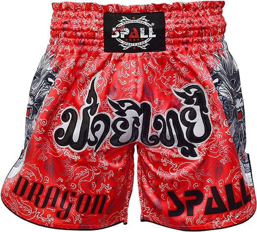 Spall Pro Muay Thai Shorts - Breathable MMA Shorts for Men and Women ...