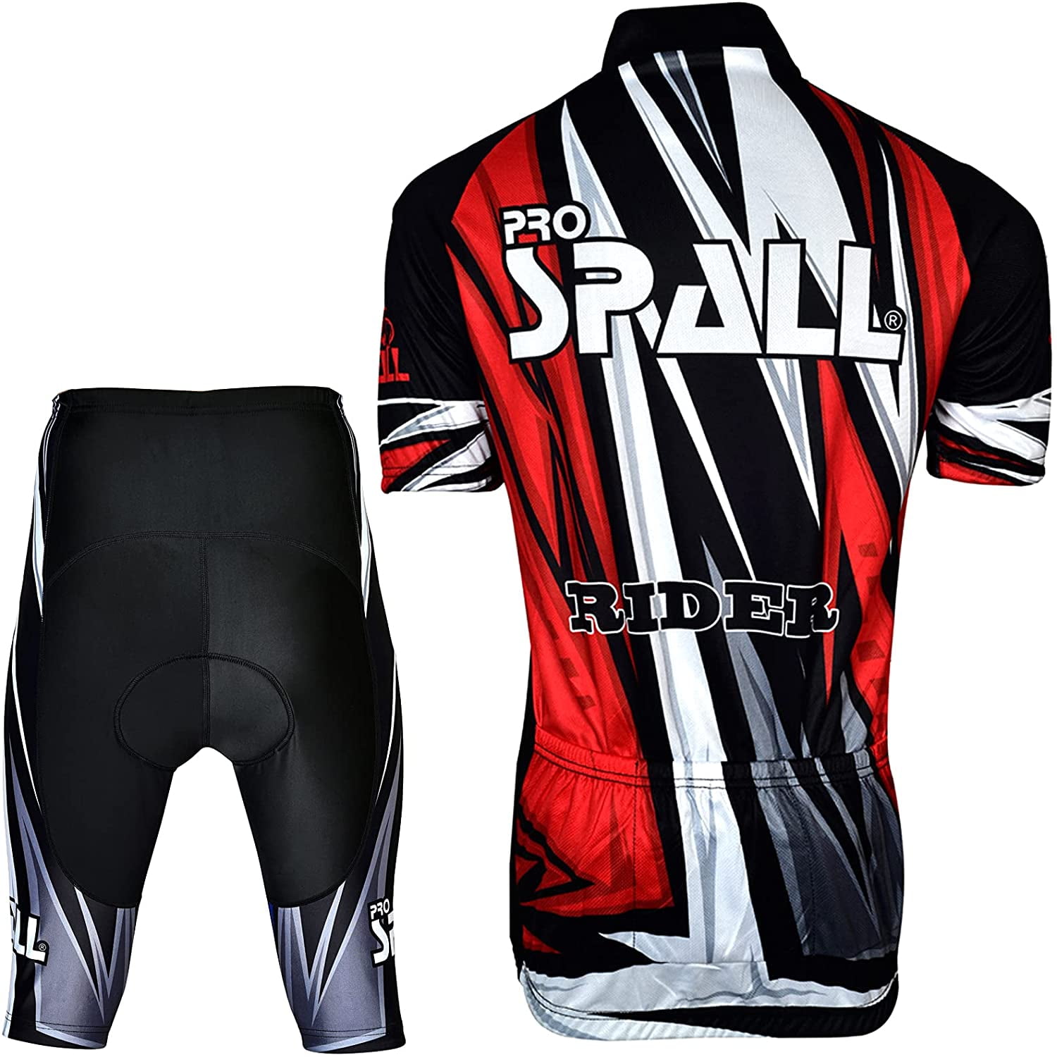 Spall Pro US Breathable Cycling Jersey Men Set - Short Sleeves Full ...