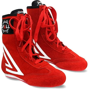 Cleto Reyes Leather Lace Up High Top Boxing Shoes - Size: 9 - Black ...