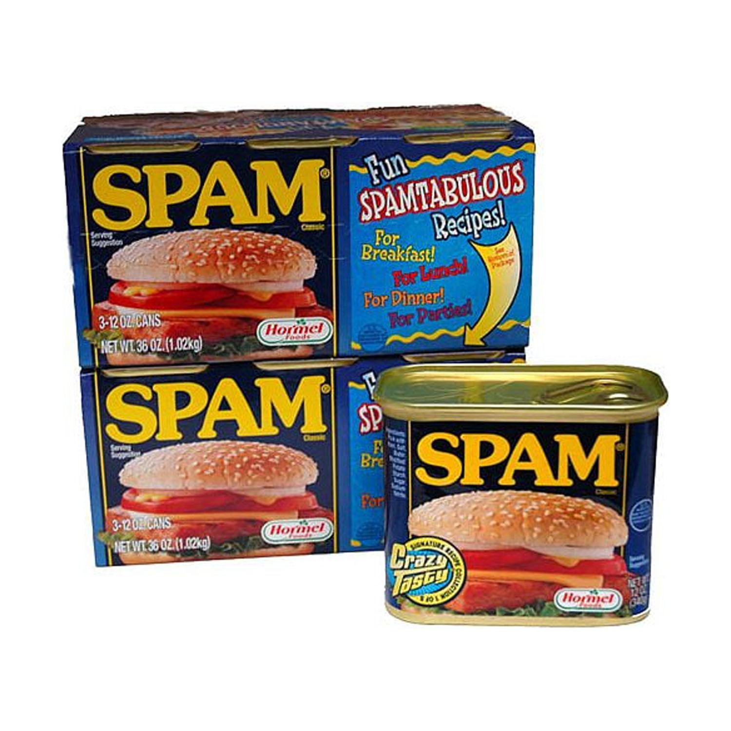 Hormel Spam Classic, 6 pk./12 oz. - Walmart.com