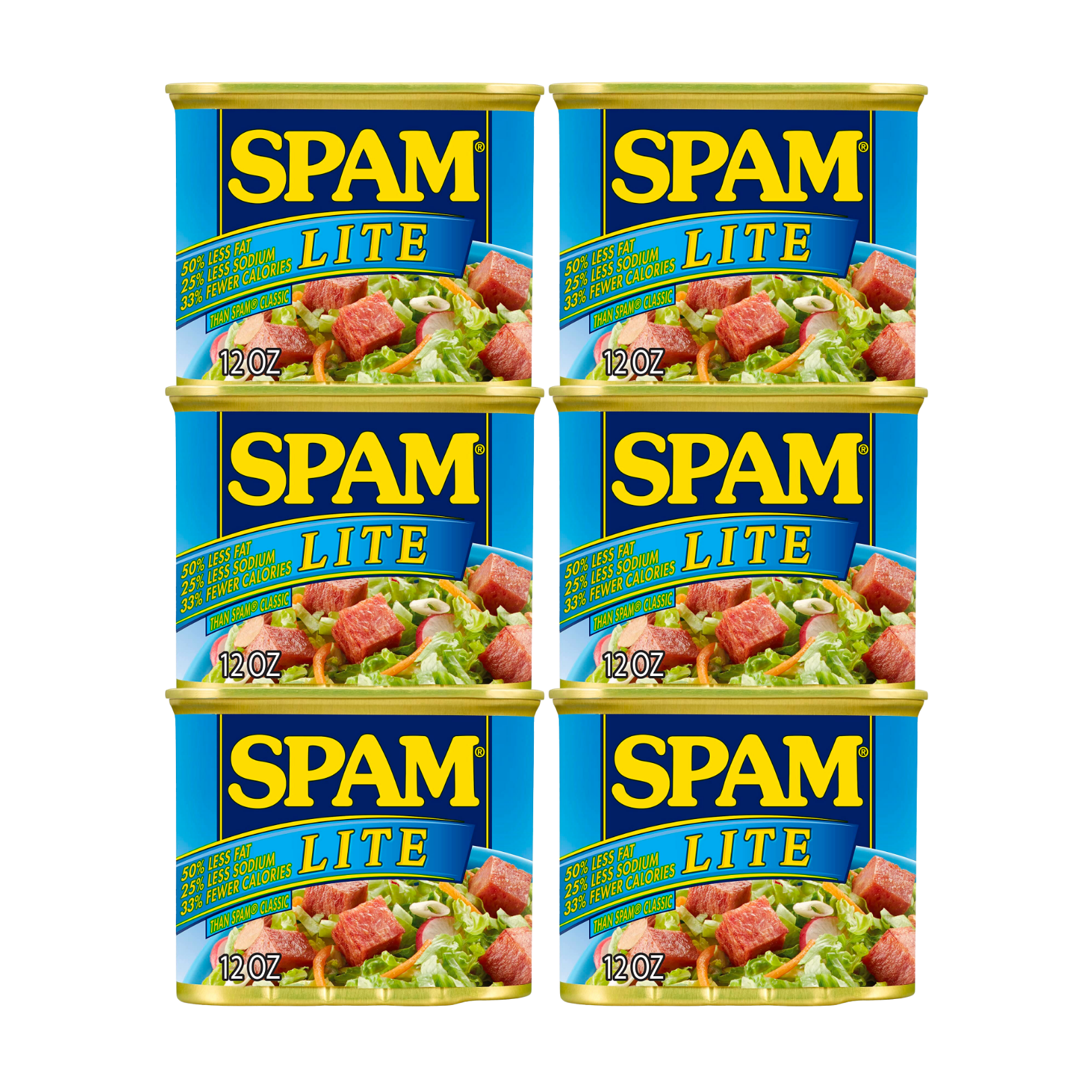 Spam Lite (12 oz., 6-pack) - Walmart.com
