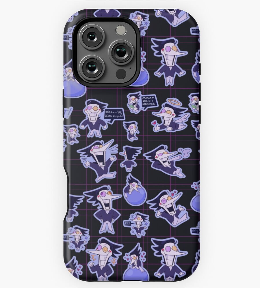 Spamton Deltarune Gaming GA150 Phone Case for iPhone 11 to 17 Pro Max ...