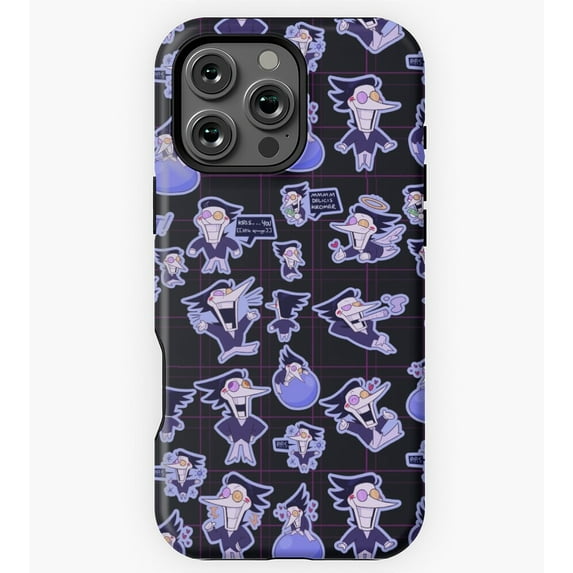 Spamton Deltarune Gaming GA150 Phone Case for iPhone 11 to 17 Pro Max ...