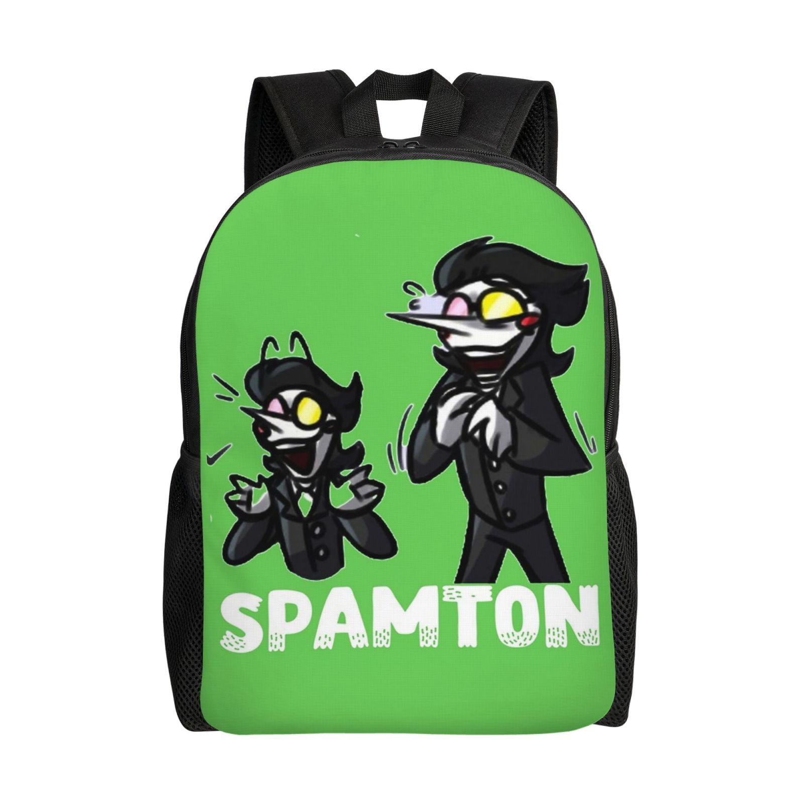 Spamton Deltarune Large Backpack Lightweight Laptop Bag Daypack Travel ...