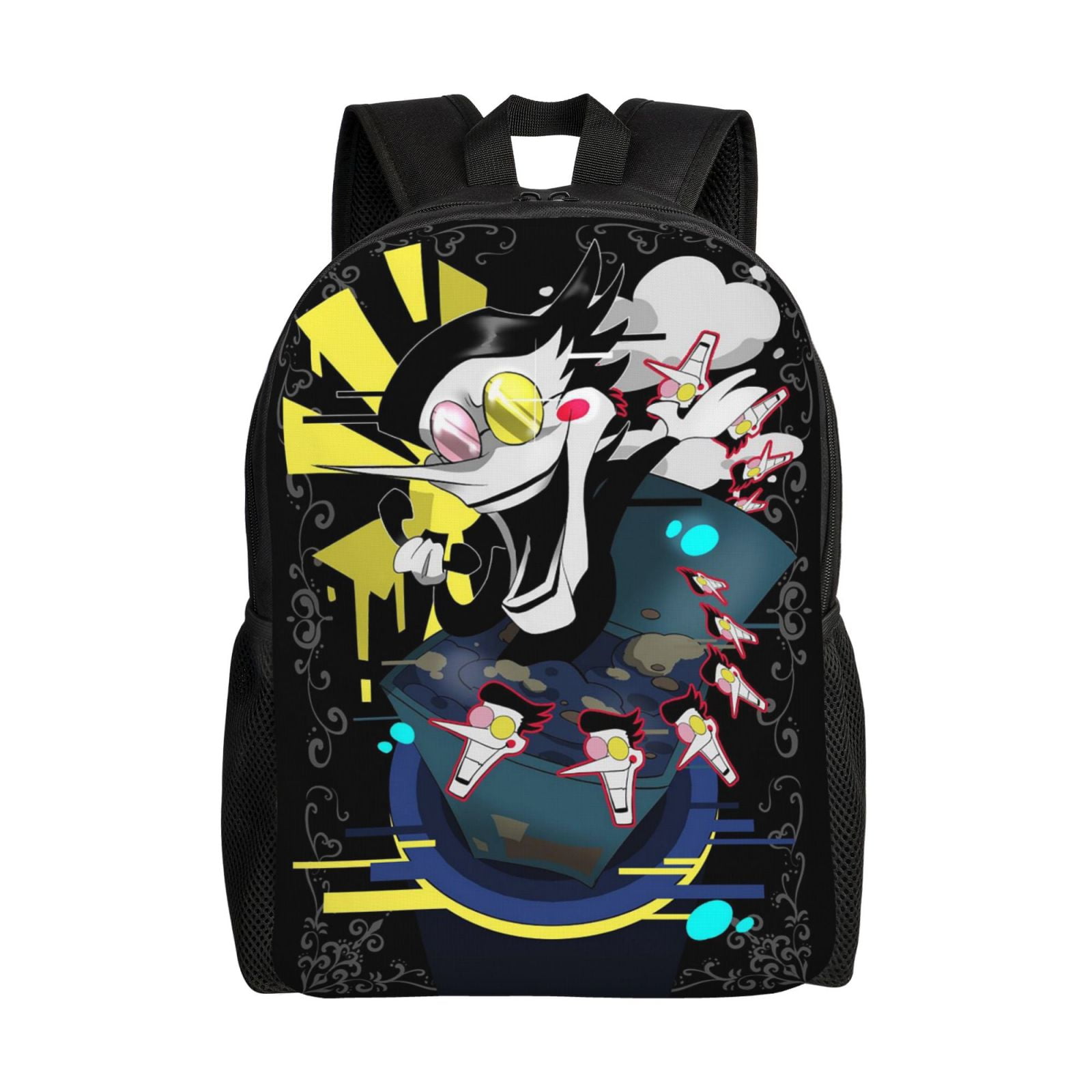 Spamton Deltarune Large Backpack Lightweight Laptop Bag Daypack Travel ...