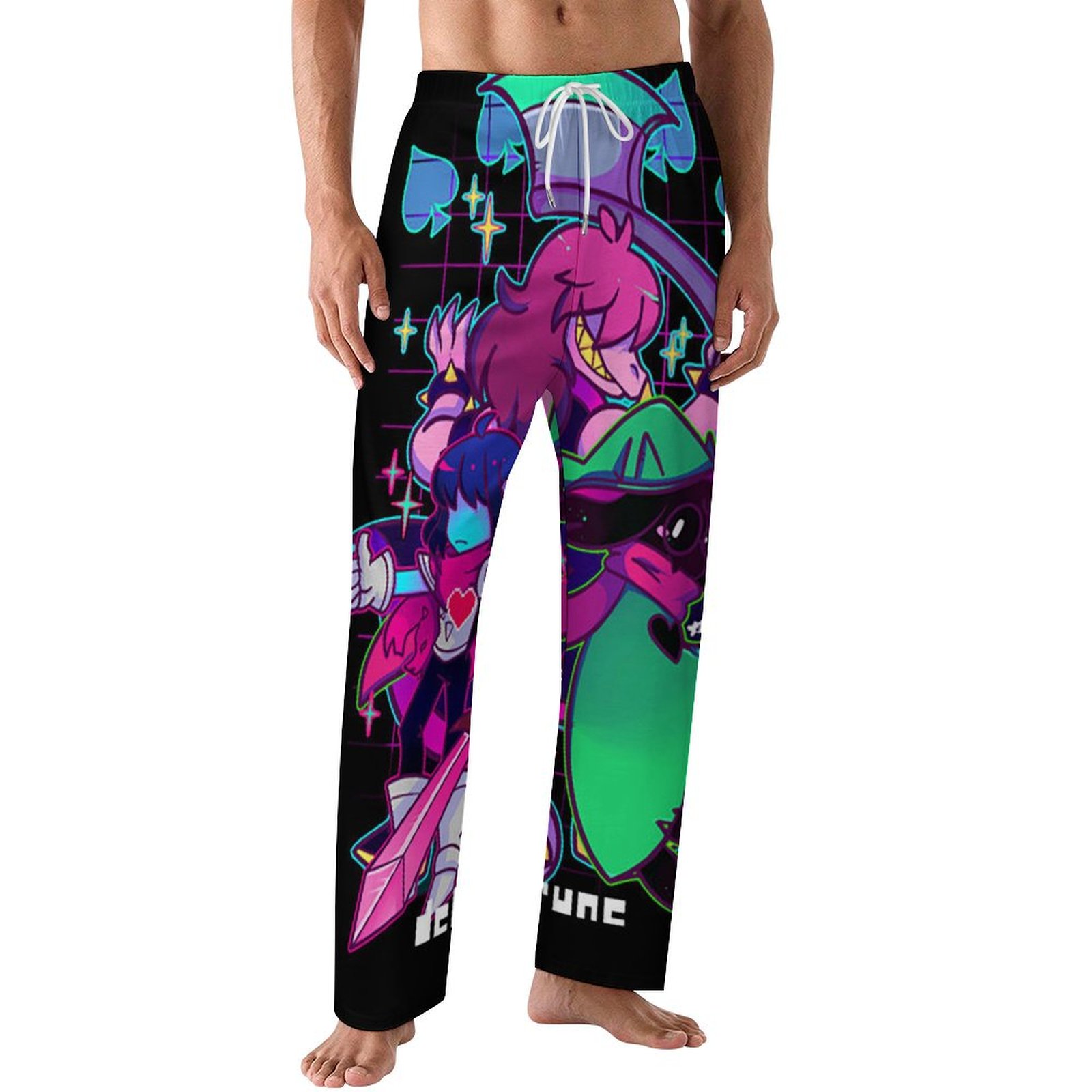 Spamton Deltarune Men's Pajamas Long Pants Home Pjs Sleepwear Pant ...