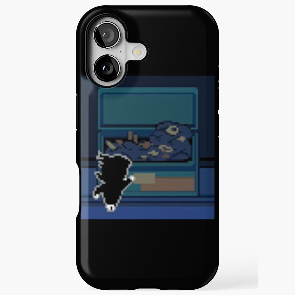 Spamton Punching Dumpster Meme Retro Pixel Case for iPhone 17 16 15 14 ...