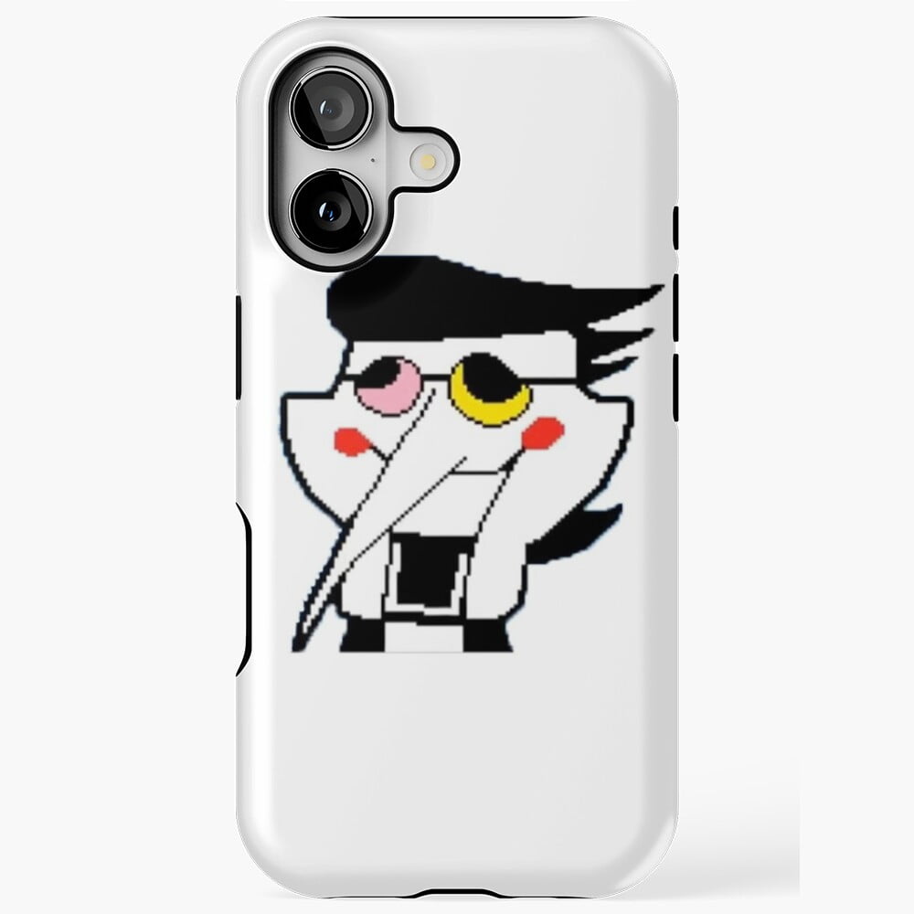 Spamton Retro Meme Pixel Graphic Case for iPhone 17 16 15 14 13 12 11 ...
