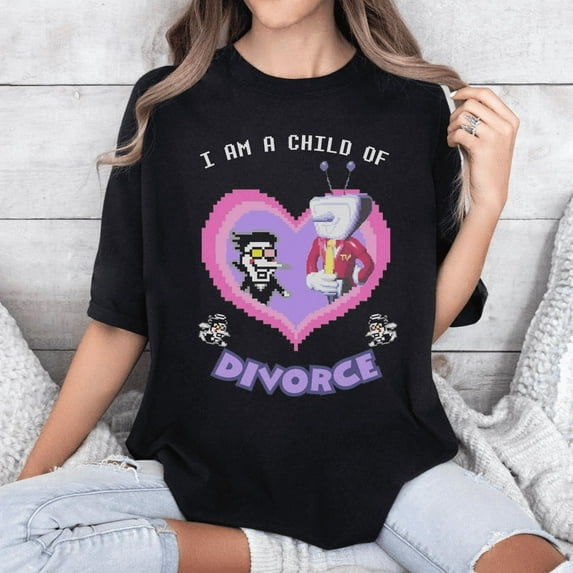 Spamton and Tenna Child Of Drivorce T-Shirt, Delt.arune Game Theme Design Tee - Walmart.com