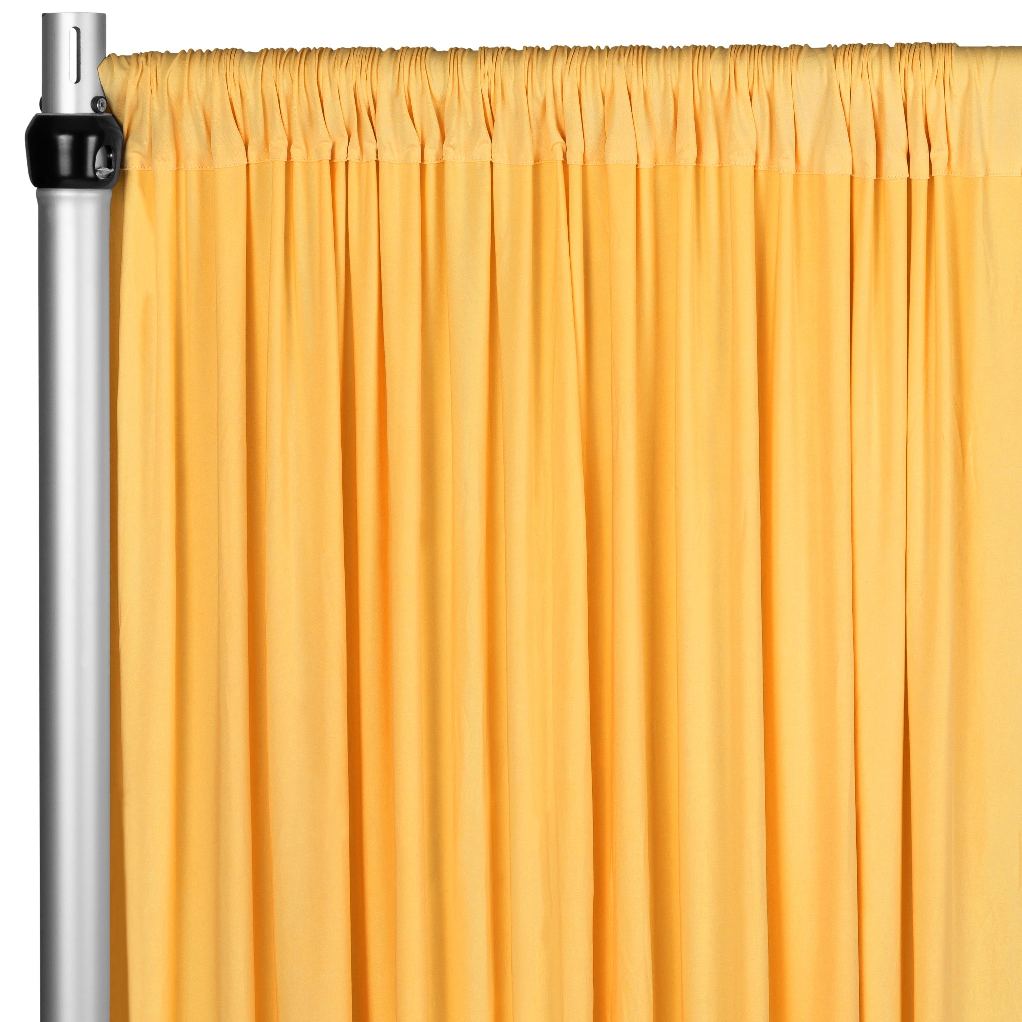 Spandex 4-Way Drape Curtain Photo Backdrop Panel Canary Yellow 18Ft H x ...