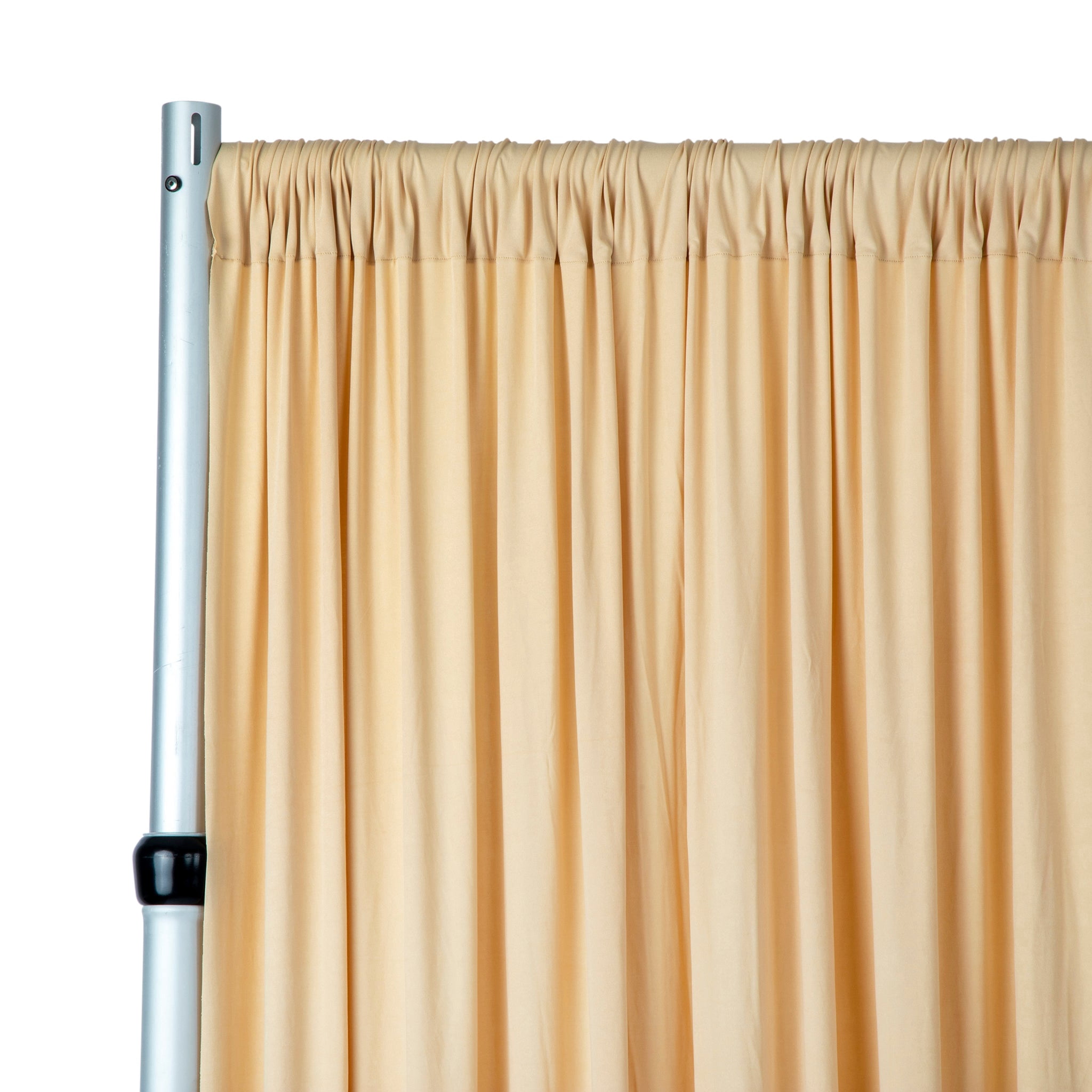 Spandex 4-Way Drape Curtain Photo Backdrop Panel Champagne 18Ft H x 60 ...