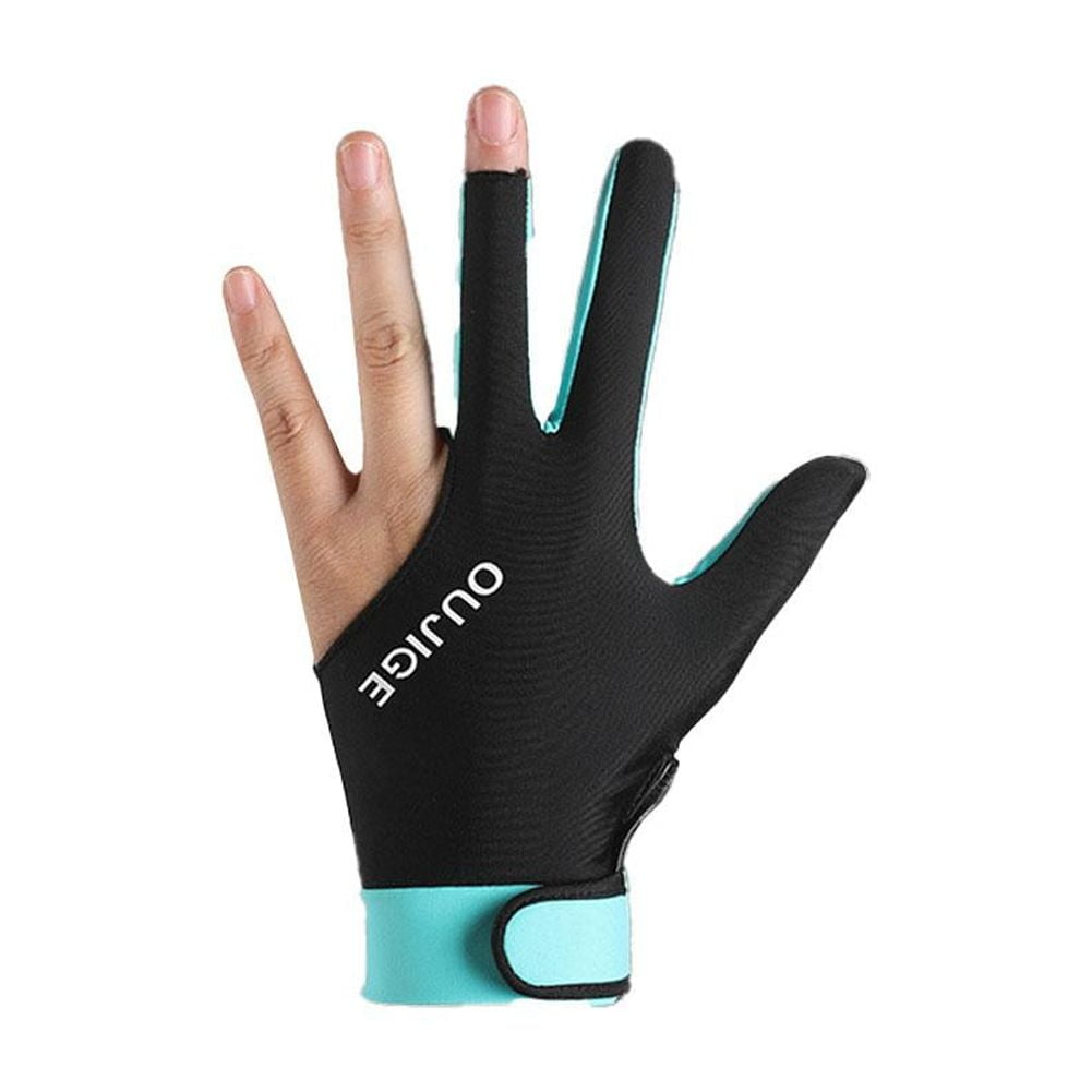 Spandex Billiard Gloves with Three-Finger Exposed Design for Billiards ...
