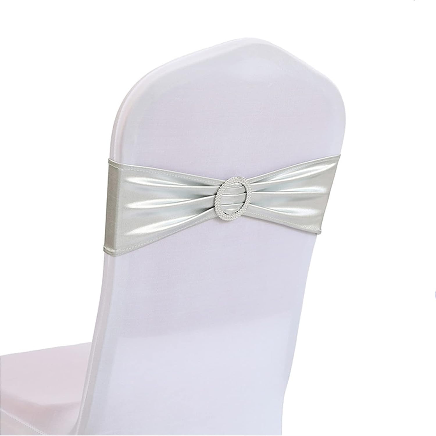 Spandex Chair Sashes Bands 100PCS Stretch Chair Cover Ties Bows with ...