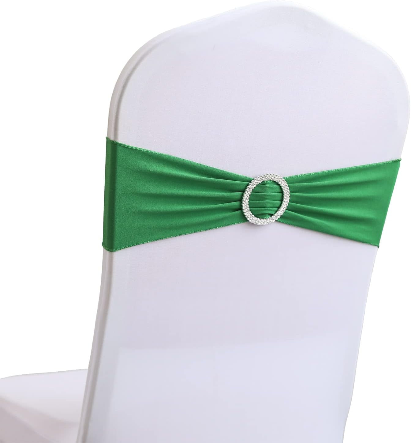 Spandex Chair Sashes Bands 50PCS Stretch Chair Cover Ties Bows with ...