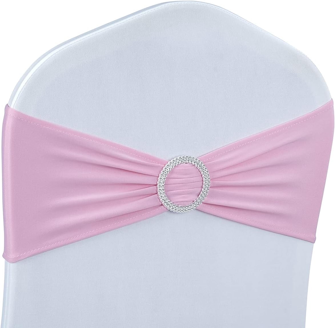 Spandex Chair Sashes Bows 100 count Stretch Chair Cover Band with ...