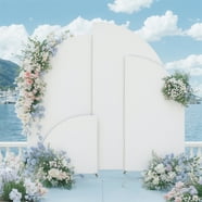 Wedding Arch Cover 7.2FT Arch Backdrop Cover Round Top Arch Cover ...