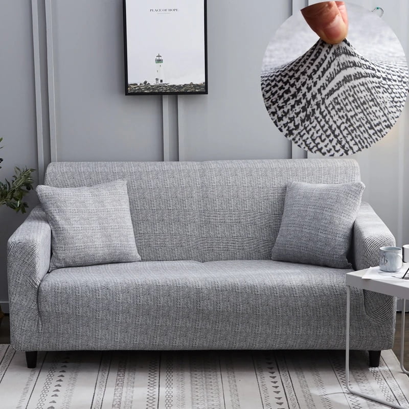 Spandex Sofa Cover Slipcovers Elastic All-inclusive Couch Case for L ...