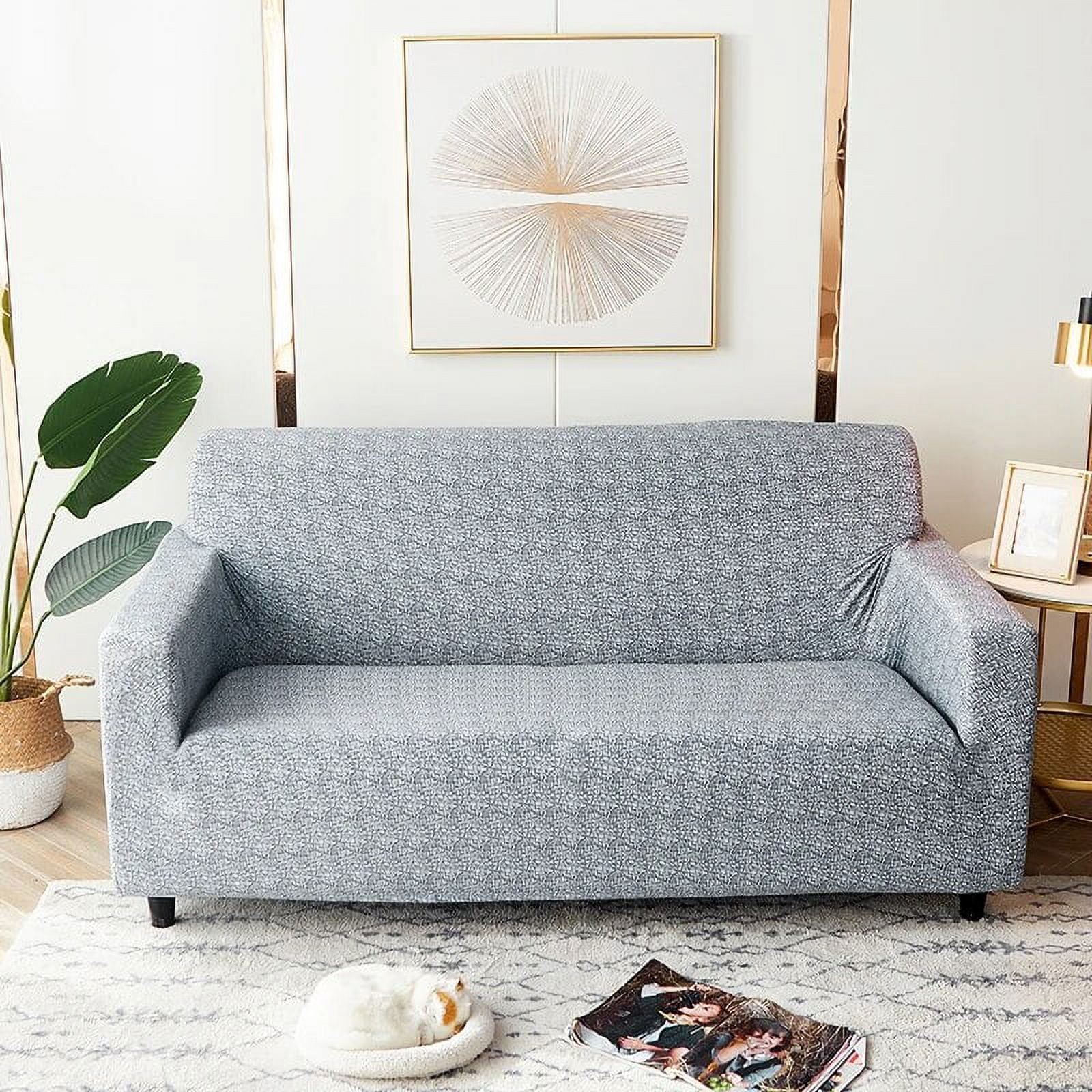 Spandex Sofa Cover Slipcovers Elastic All-inclusive Couch Case for L ...