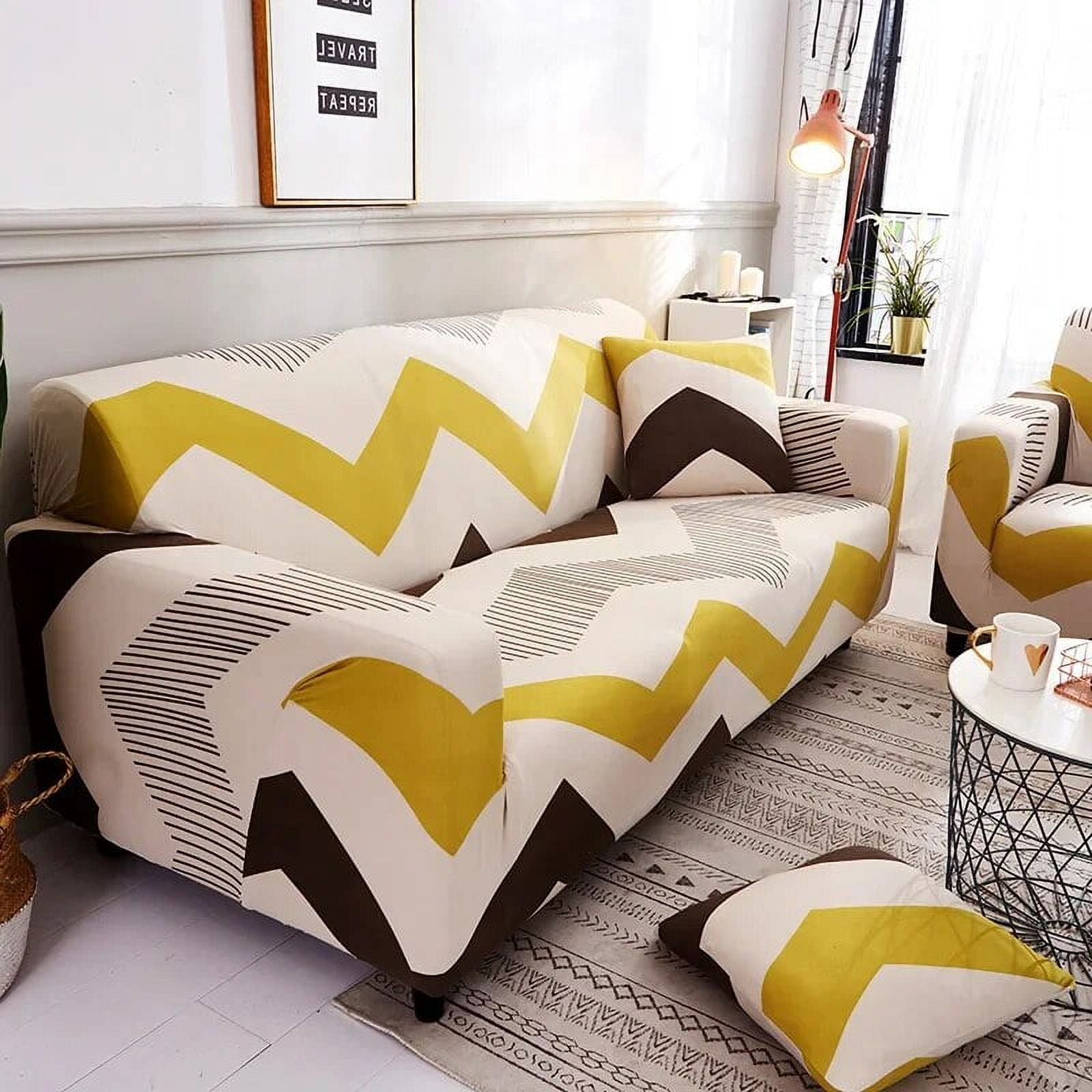 Spandex Sofa Cover Slipcovers Elastic All-inclusive Couch Case for L ...