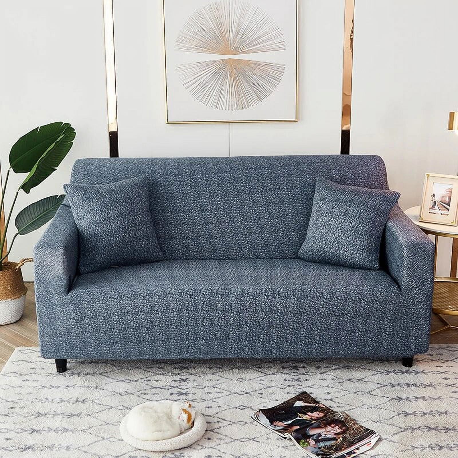 Spandex Sofa Cover Slipcovers Elastic All-inclusive Couch Case for L ...