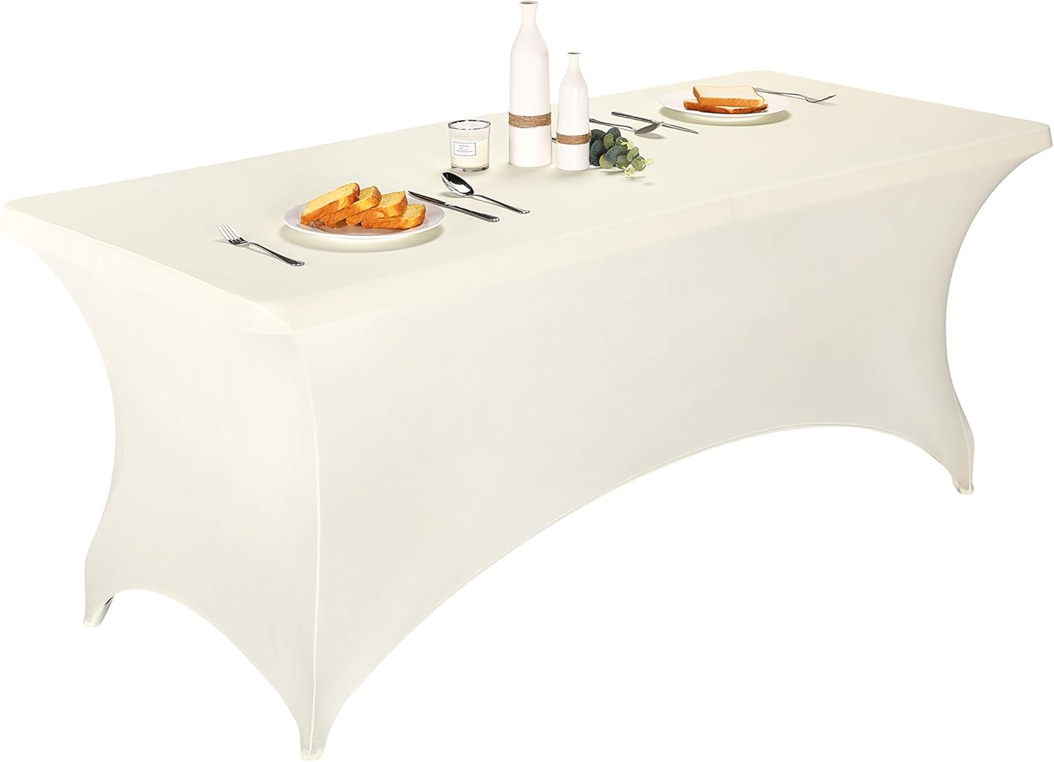 Spandex Table Covers 6 Feet, Stretch/Fitted Table Covers for 6 Feet ...