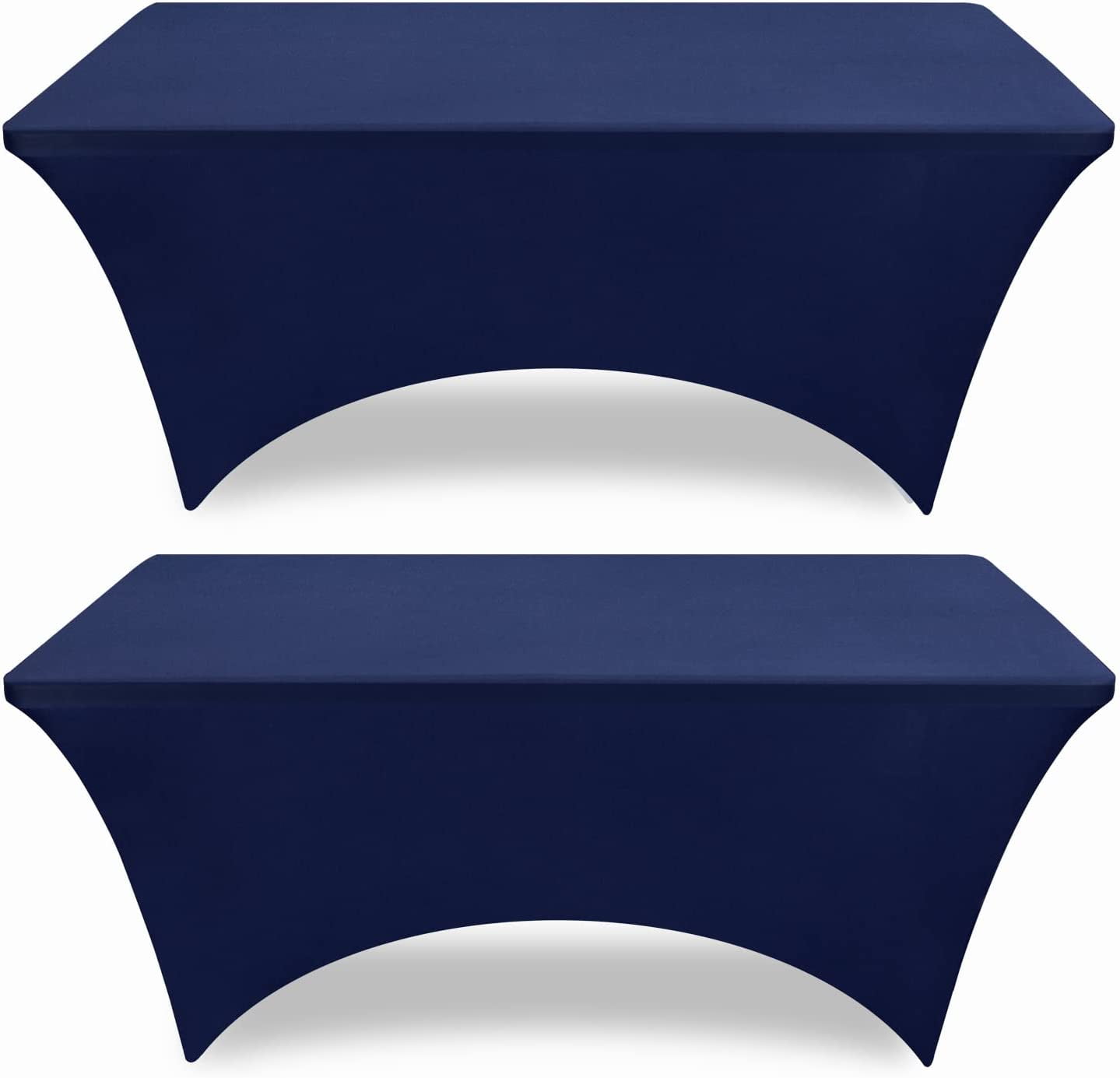 Spandex Table Covers 6ft Fitted Table Clothes for 6 Foot Rectangle ...