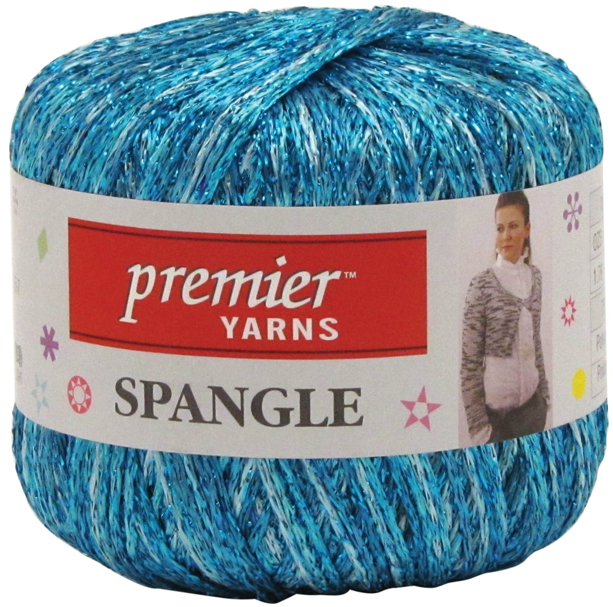 Spangle Yarn-caribbean Sparkle - Walmart.com