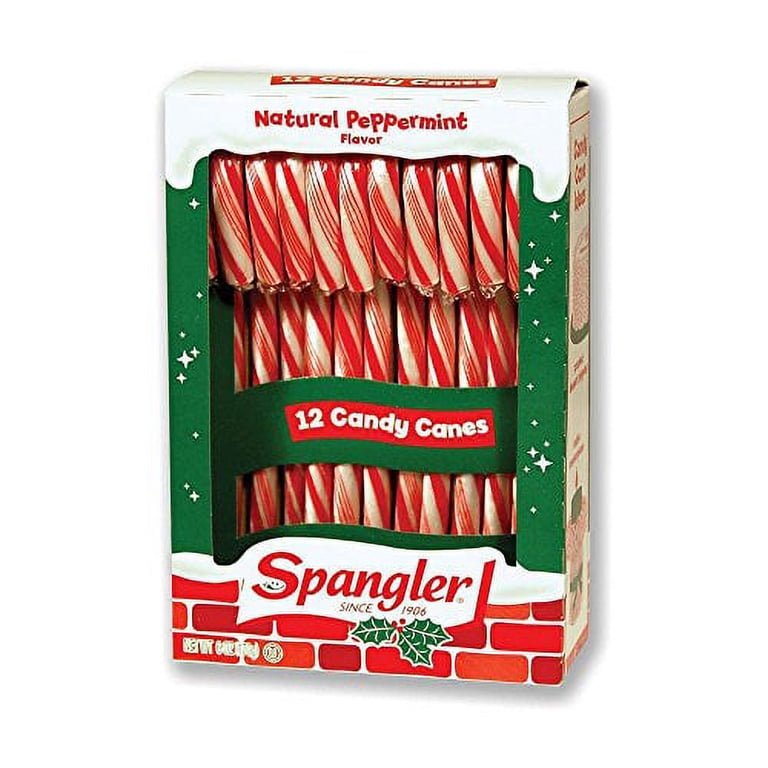 Striped Peppermint Candy Canes 15" PEPPERMINT TREE Linear Striped