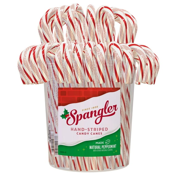 Spangler Red and White Christmas MDA05 Candy Canes - Large Peppermint ...